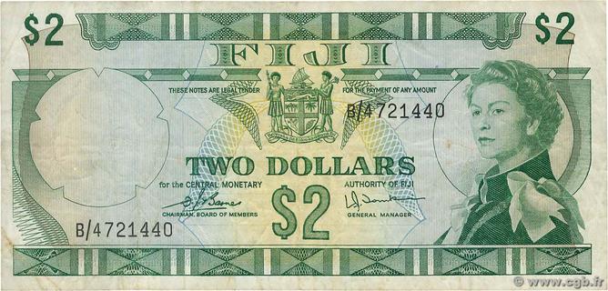 Fiji's banknotes - The banknote Numizon catalog