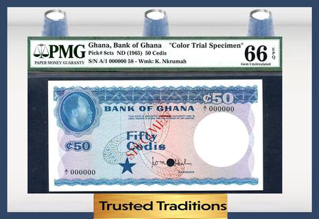 Ghana's banknotes - The banknote Numizon catalog
