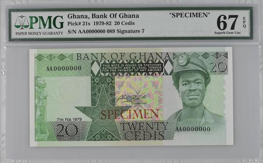 Ghana's banknotes - The banknote Numizon catalog