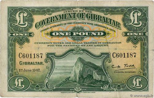 Gibraltar's banknotes - The banknote Numizon catalog