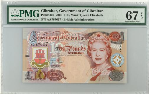 Gibraltar's banknotes - The banknote Numizon catalog
