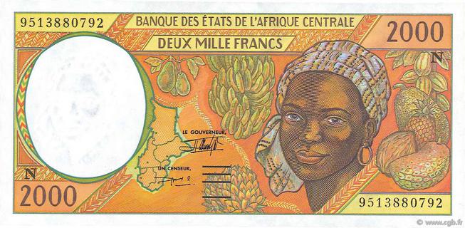 2,000 francs type 1993 Equatorial Guinea | Equatorial Guinea - The ...
