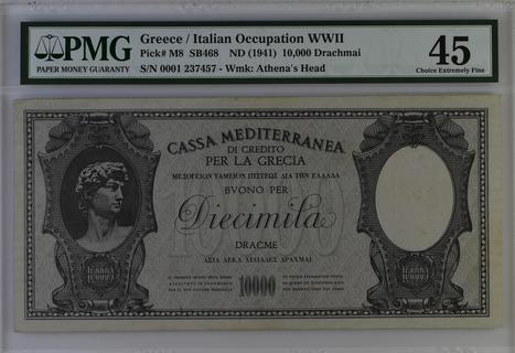 Greece's banknotes - The banknote Numizon catalog