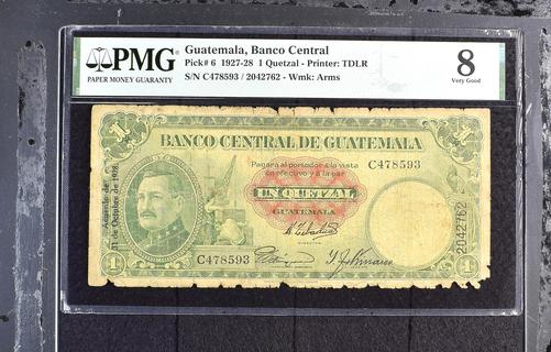 Guatemala's banknotes - The banknote Numizon catalog