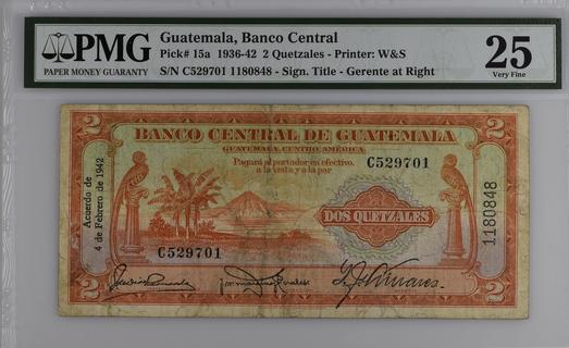 Guatemala's banknotes - The banknote Numizon catalog