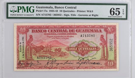 Guatemala's banknotes - The banknote Numizon catalog