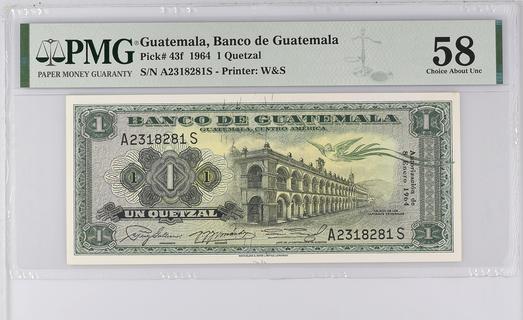 Guatemala 1 quetzal type 1959 | Guatemala - The banknote Numizon catalog
