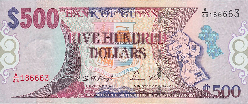 Guyana's banknotes - The banknote Numizon catalog