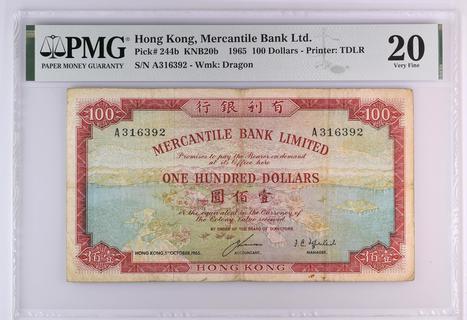 Hong Kong 100 dollars type 1964 | Hong Kong - The banknote Numizon catalog