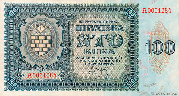 Croatia's banknotes - The banknote Numizon catalog