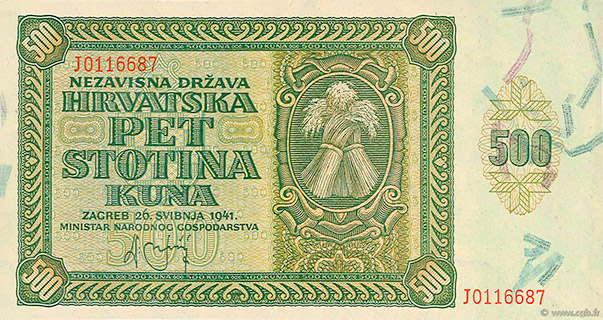 Croatia's banknotes - The banknote Numizon catalog