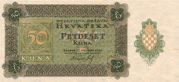 Croatia's banknotes - The banknote Numizon catalog