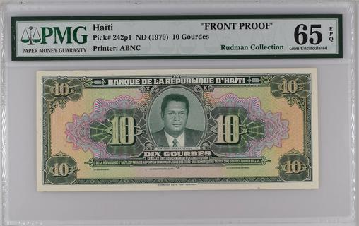 Haiti 10 gourdes type 1979 | Haiti - The banknote Numizon catalog