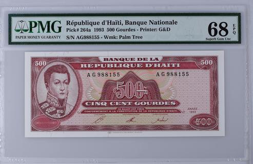 Haiti 500 gourdes type 1993 | Haiti - The banknote Numizon catalog