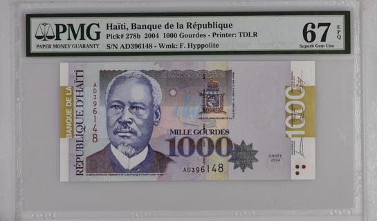 Haiti 1000 gourdes type 1999 | Haiti - The banknote Numizon catalog