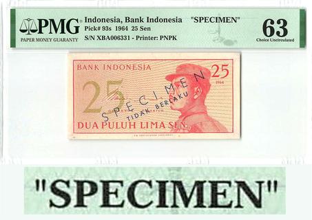 Indonesia's banknotes - The banknote Numizon catalog