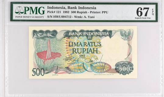 Indonesia 500 rupiah type 1982 | Indonesia - The banknote Numizon catalog
