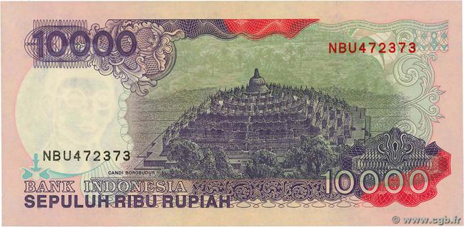 Indonesia 10000 rupiah type 1992 | Indonesia - The banknote Numizon catalog