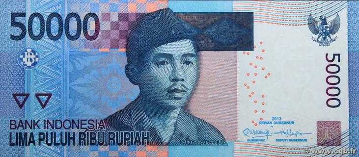 Indonesia 50000 rupiah type 2011 | Indonesia - The banknote Numizon catalog