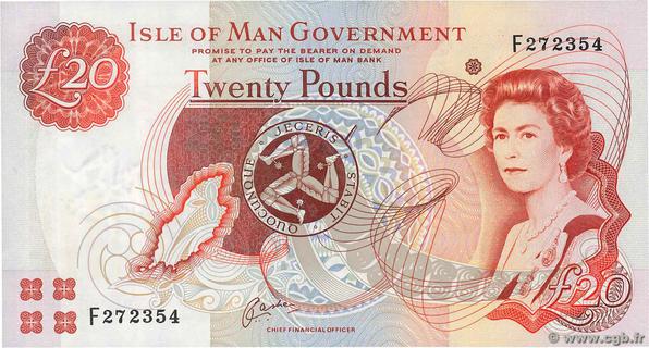 Isle of Man 20 pounds | Isle of Man - The banknote Numizon catalog