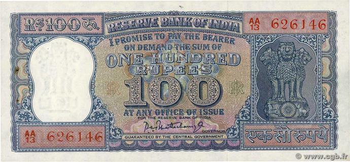 India's banknotes - The banknote Numizon catalog
