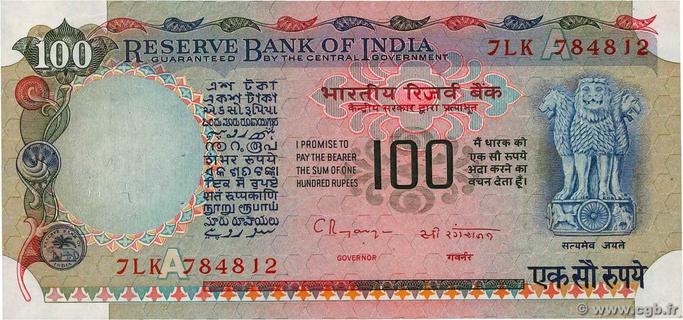 India's banknotes - The banknote Numizon catalog