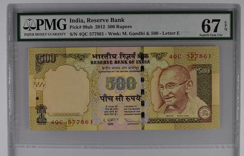 India's banknotes - The banknote Numizon catalog