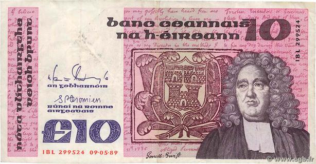 Ireland 10 pounds type 1978 | Ireland - The banknote Numizon catalog