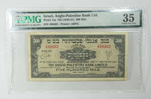 Israel's banknotes - The banknote Numizon catalog