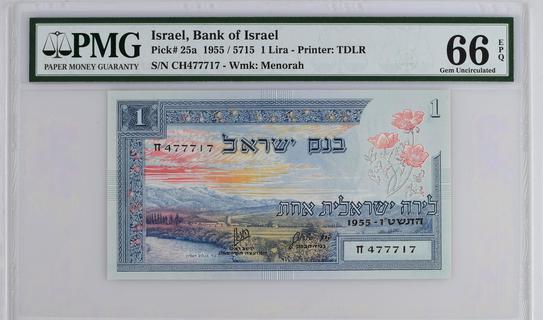 Israel's banknotes - The banknote Numizon catalog