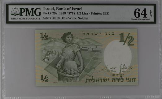 Israel's banknotes - The banknote Numizon catalog