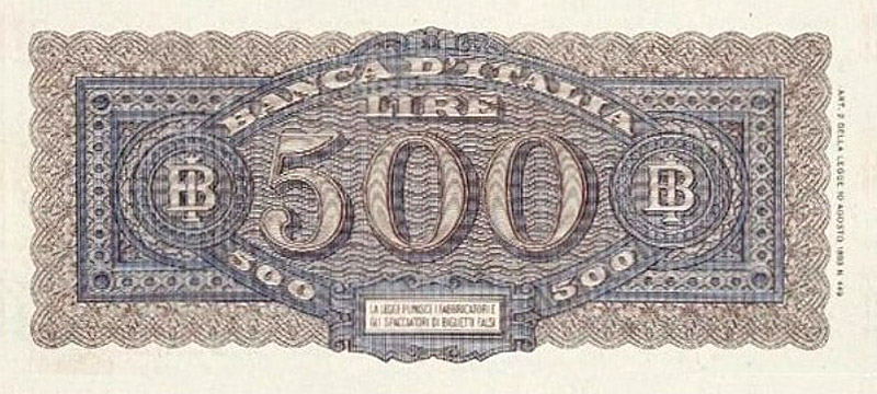 Italy Banknotes - The banknote Numizon catalog