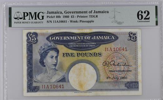 Jamaica's banknotes - The banknote Numizon catalog