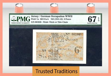 Jersey's banknotes - The banknote Numizon catalog