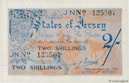 Jersey's banknotes - The banknote Numizon catalog