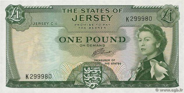 Jersey's banknotes - The banknote Numizon catalog