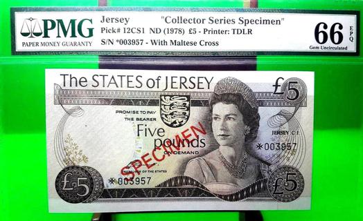Jersey's banknotes - The banknote Numizon catalog
