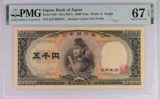 Japan 5000 yen | Japan - The banknote Numizon catalog