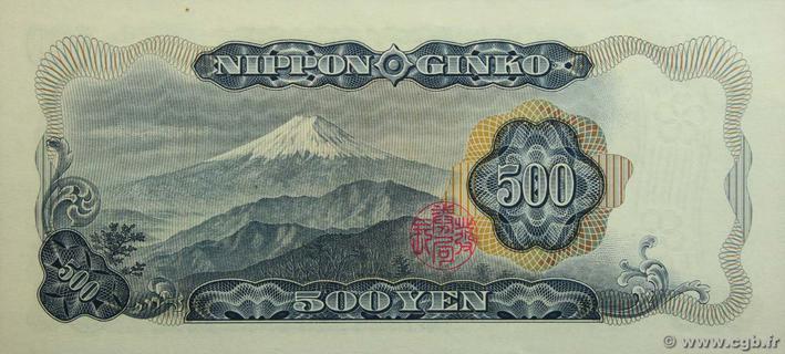 Japan 500 yen | Japan - The banknote Numizon catalog