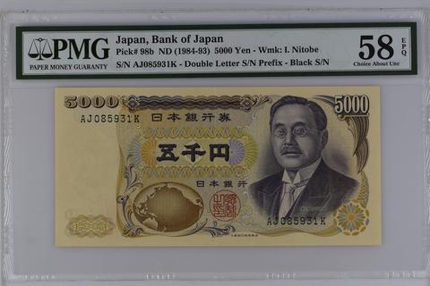 Japan 5000 yen | Japan - The banknote Numizon catalog