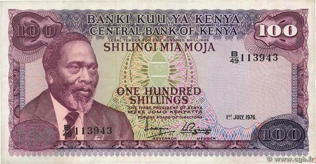 Kenya's banknotes - The banknote Numizon catalog