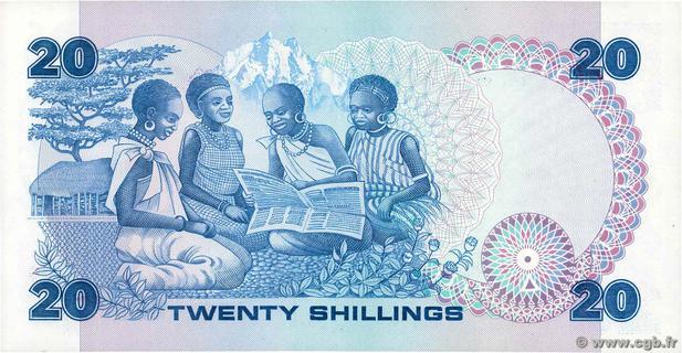 Kenya's banknotes - The banknote Numizon catalog