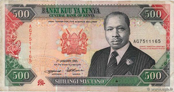 Kenya's banknotes - The banknote Numizon catalog