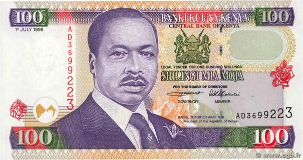 Kenya's banknotes - The banknote Numizon catalog