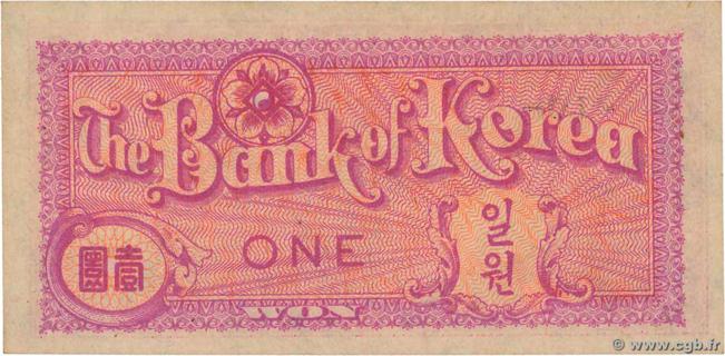 Korea's banknotes - The banknote Numizon catalog