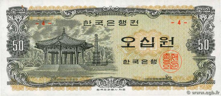 Korea's banknotes - The banknote Numizon catalog
