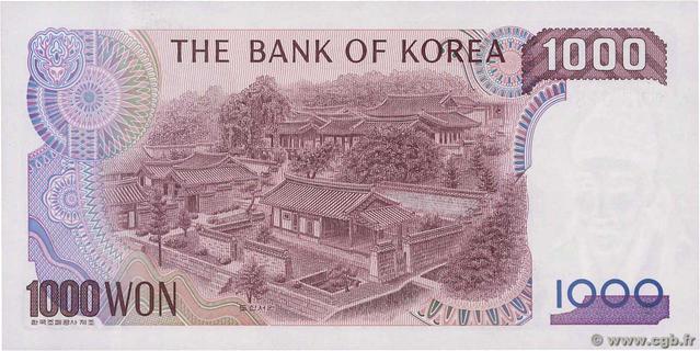 Korea's banknotes - The banknote Numizon catalog