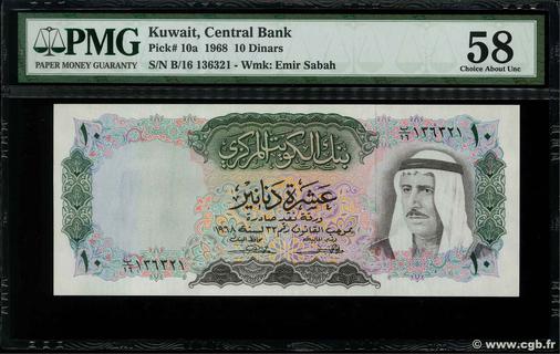 Kuwait's banknotes - The banknote Numizon catalog