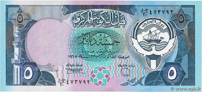 Kuwait's banknotes - The banknote Numizon catalog
