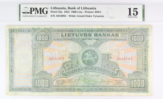 Lithuania's banknotes - The banknote Numizon catalog